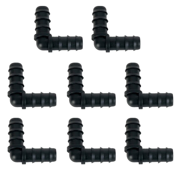 8Pcs Drip Irrigation Barbed Fitting Kits for 1/2inch Tubing 16MM Barbed ...