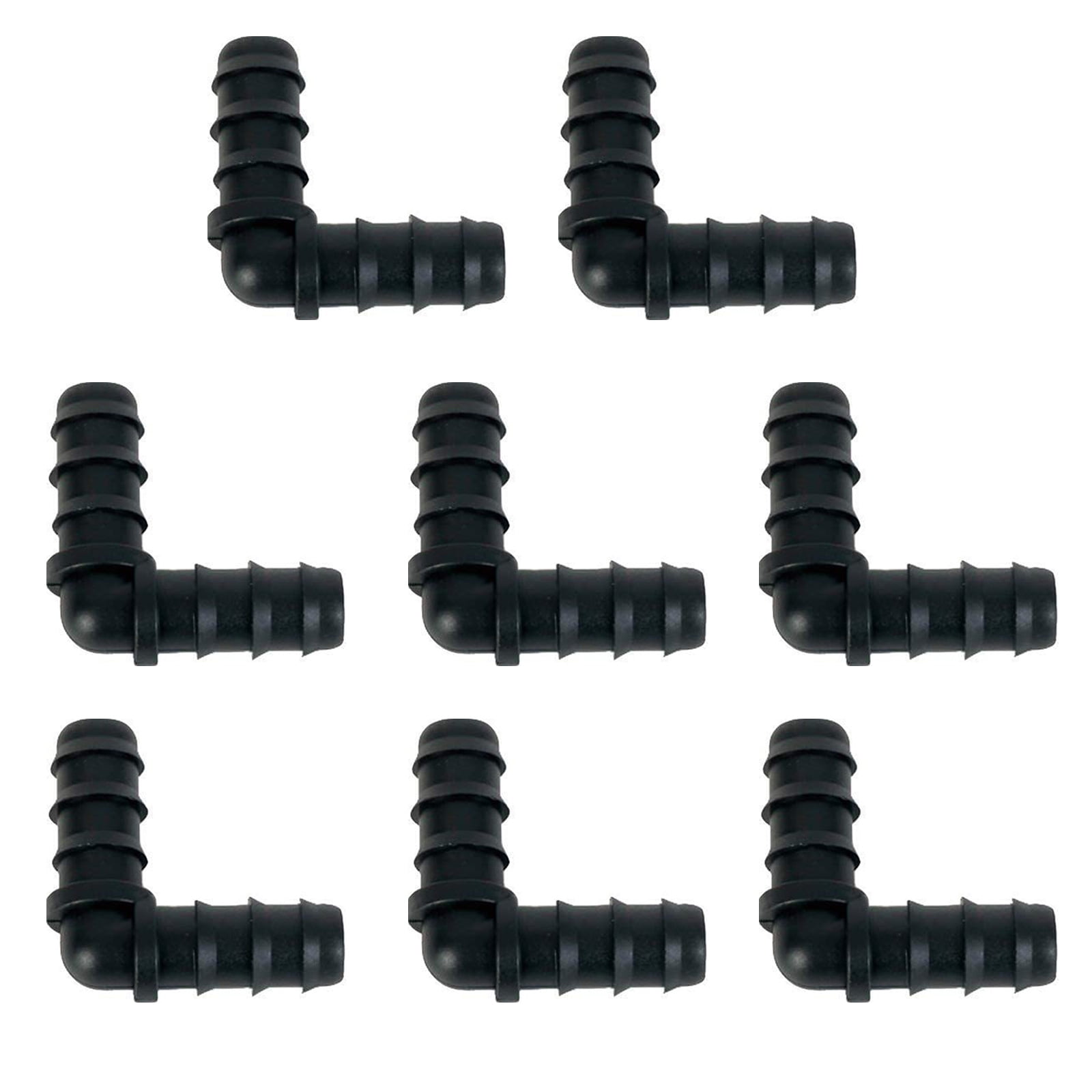 8Pcs Drip Irrigation Fittings Connectors 1/2inch Irrigation Tubing ...