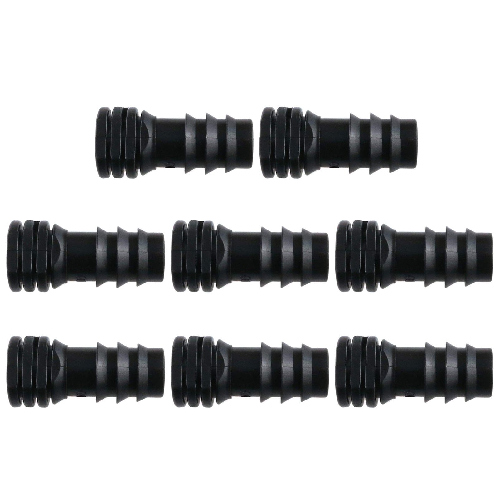 8Pcs Drip Irrigation Straight Fittings Barbed Locking Butt Joint ...