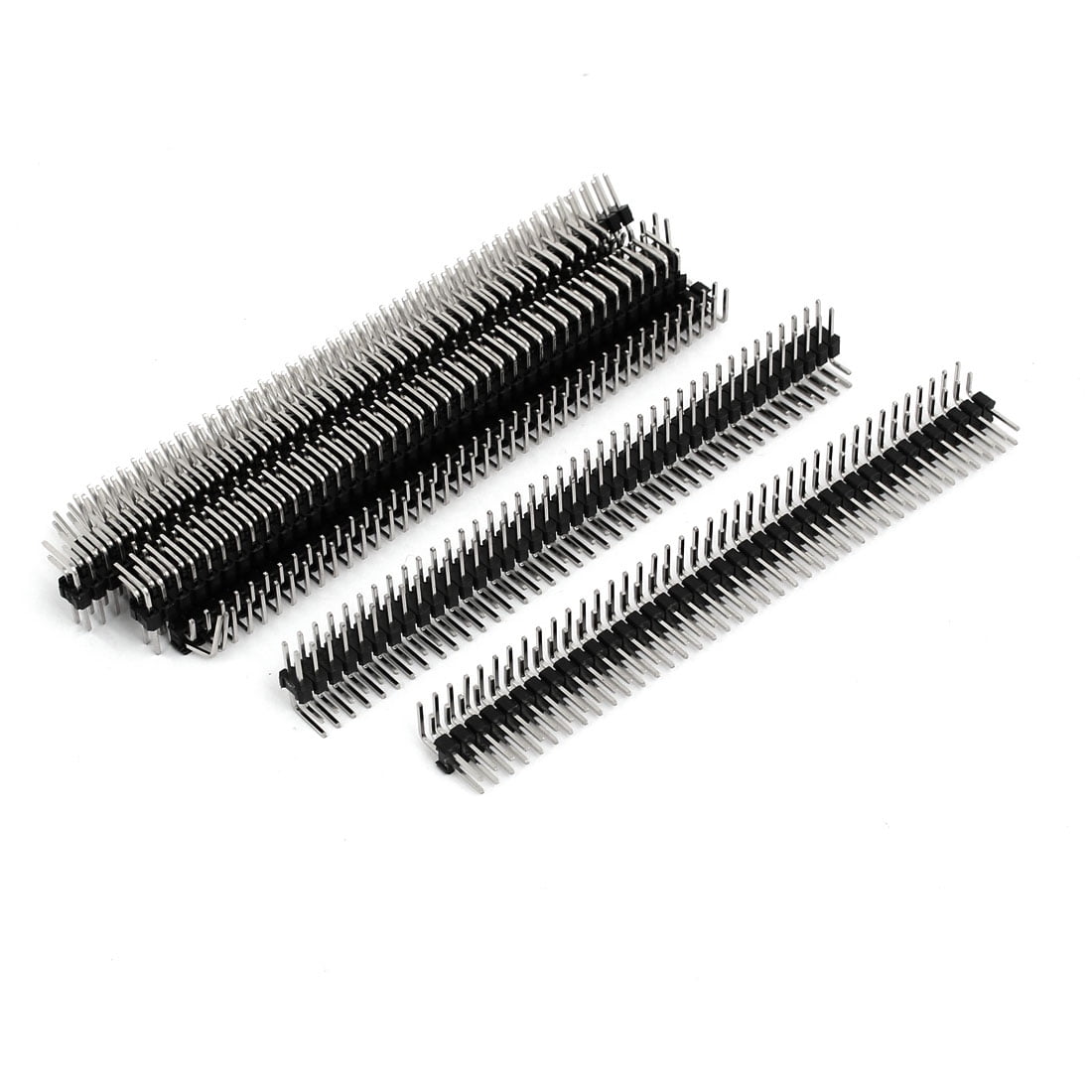 8Pcs Dual Row 40 Pin 2.54mm Pitch Straight Right Angle PCB Header ...