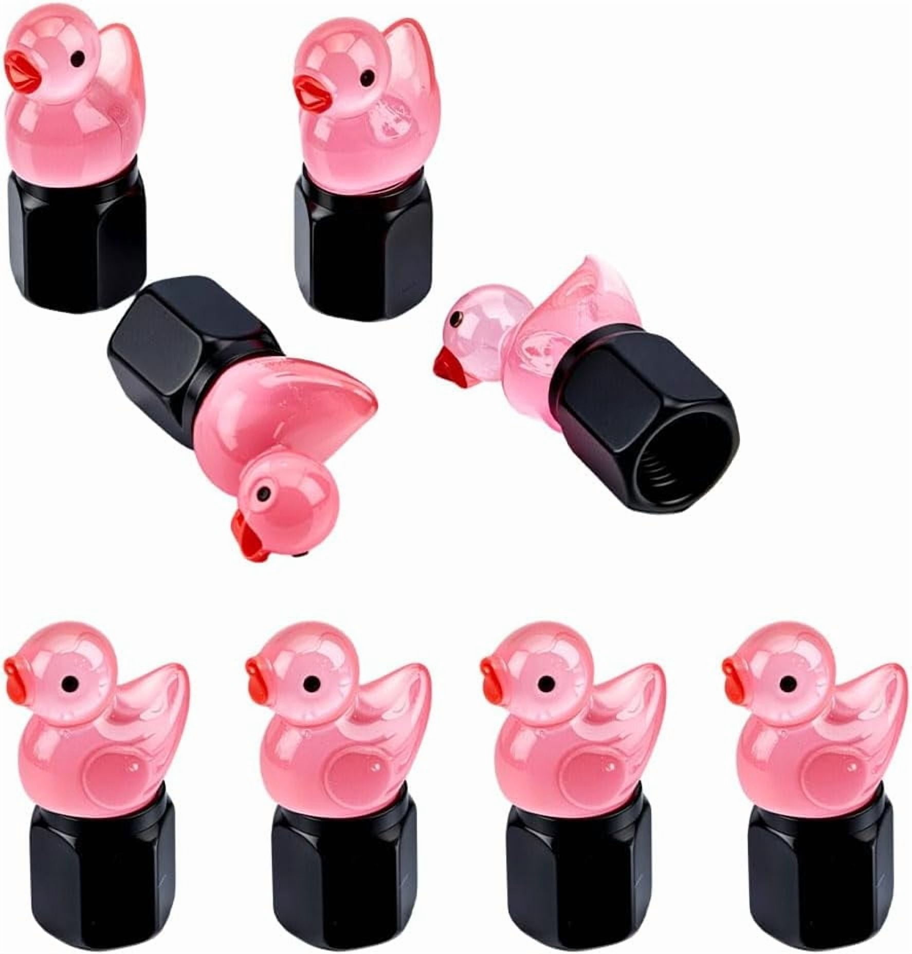 8Pcs Duck Tire Stem Caps Glow in The Dark Tire Valve Caps Cool Funny ...