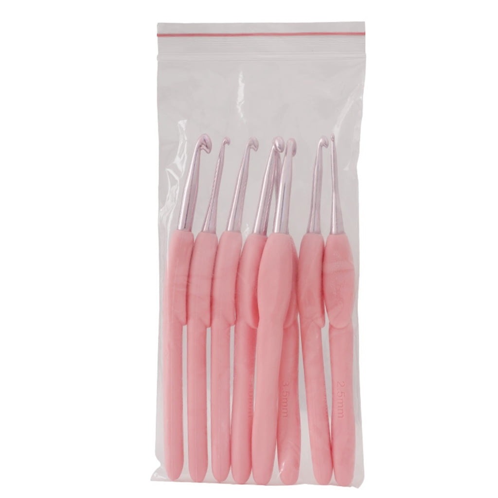 8Pcs Ergonomic Crochet Hook 8 Size Long Handle Crochet Hook for ...