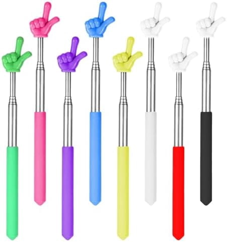 8Pcs Finger Pointer Stick, Teacher Pointer Stick for Classroom ...