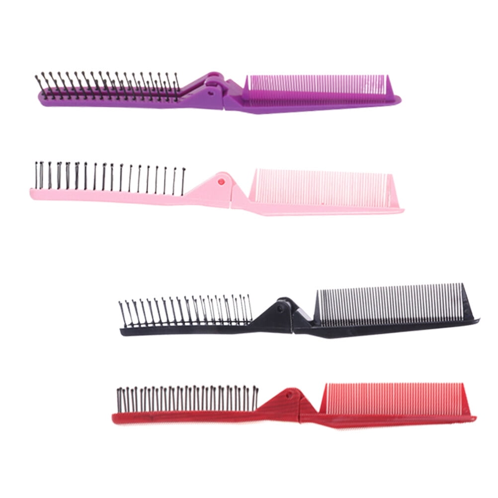 8Pcs Foldable Comb Double-Headed Hair Folding Comb Anti-static Hair ...