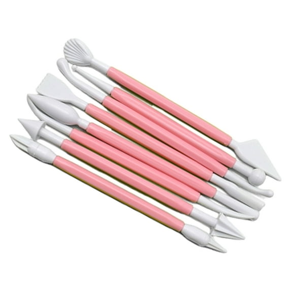 8Pcs Fondant Sculpture Pen Cake Decorating Tool Double Ended Sculpting ...