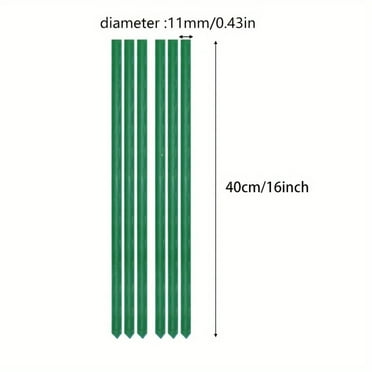 TSV 10pcs Plant Support Stakes, Single Stem Plant Sticks for Garden ...