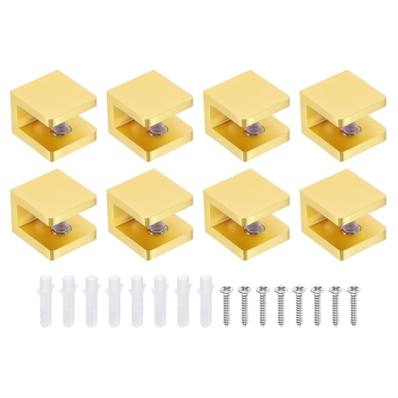 Glass Shelf Brackets Brass