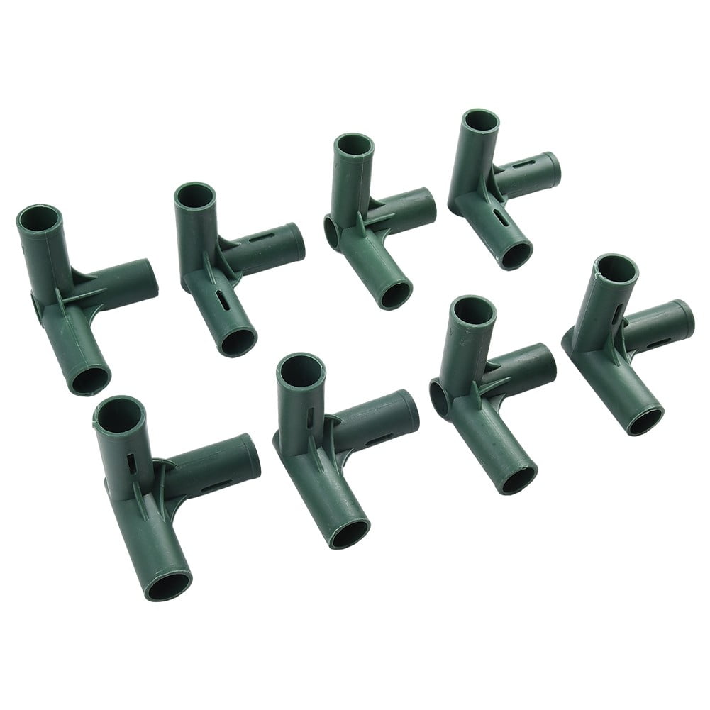 8Pcs Greenhouse Frame Joint Connector 19Mm Pipe Frame Awning Bracket ...