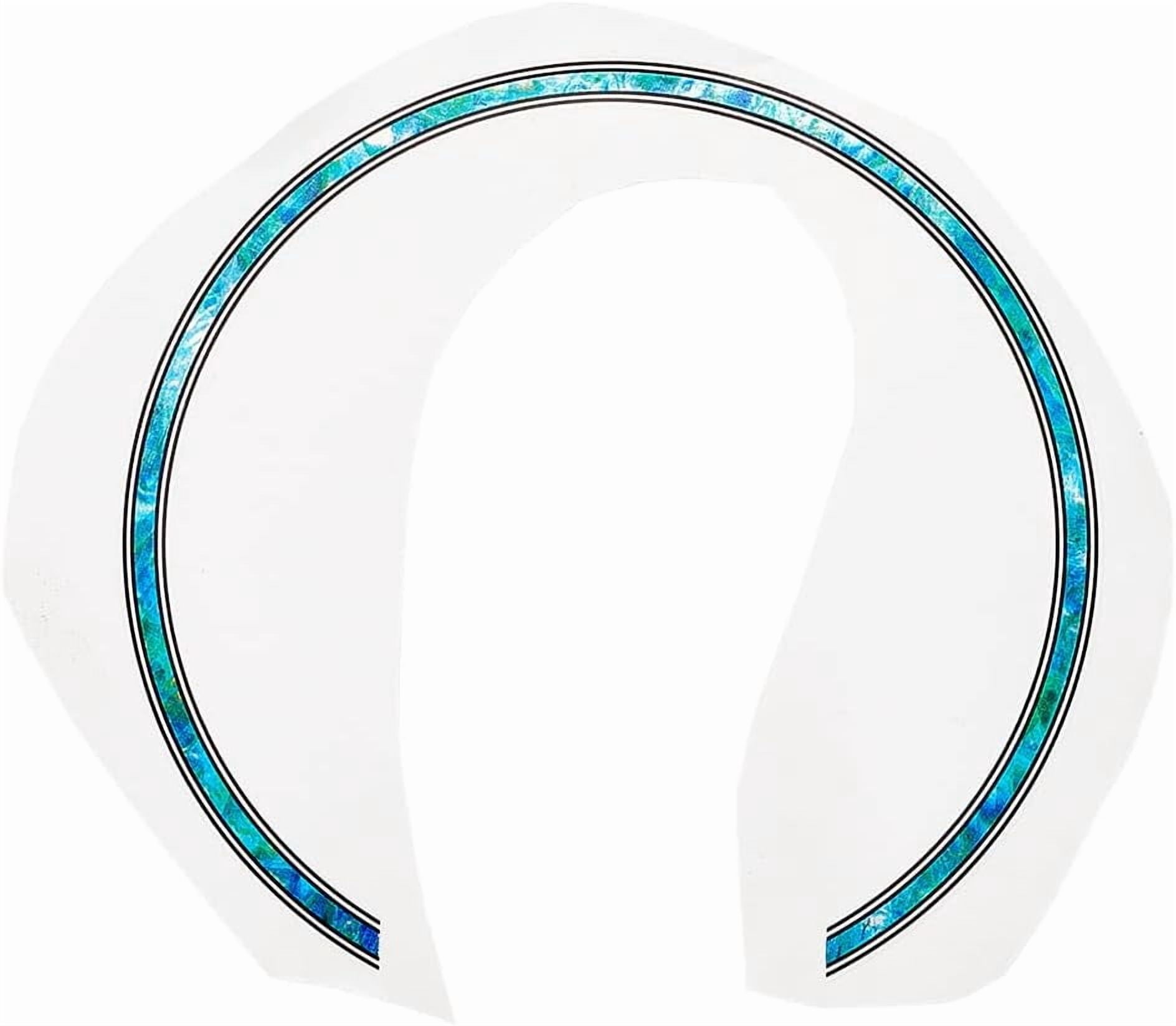 8Pcs Guitar Sound Hole Decals Acoustic Guitar Stickers Inlay Blue ...