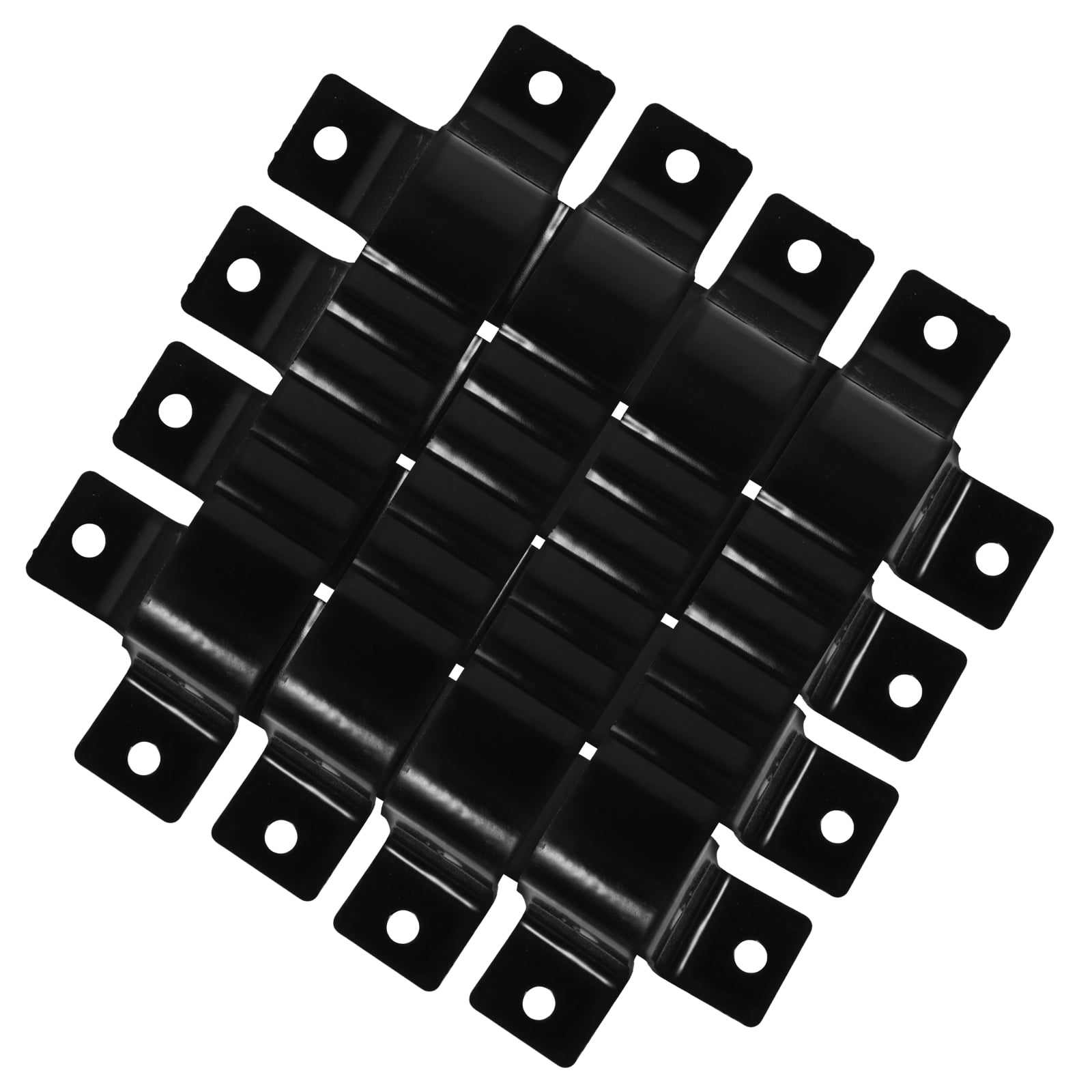 8Pcs Gutter Bracket Strap Gutter Drainage Connector Aluminum Alloy ...