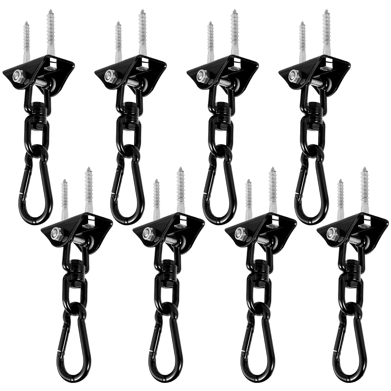 8Pcs Heavy Duty Swing Hangers Kit Versatile Rotating Hanging Hammock ...