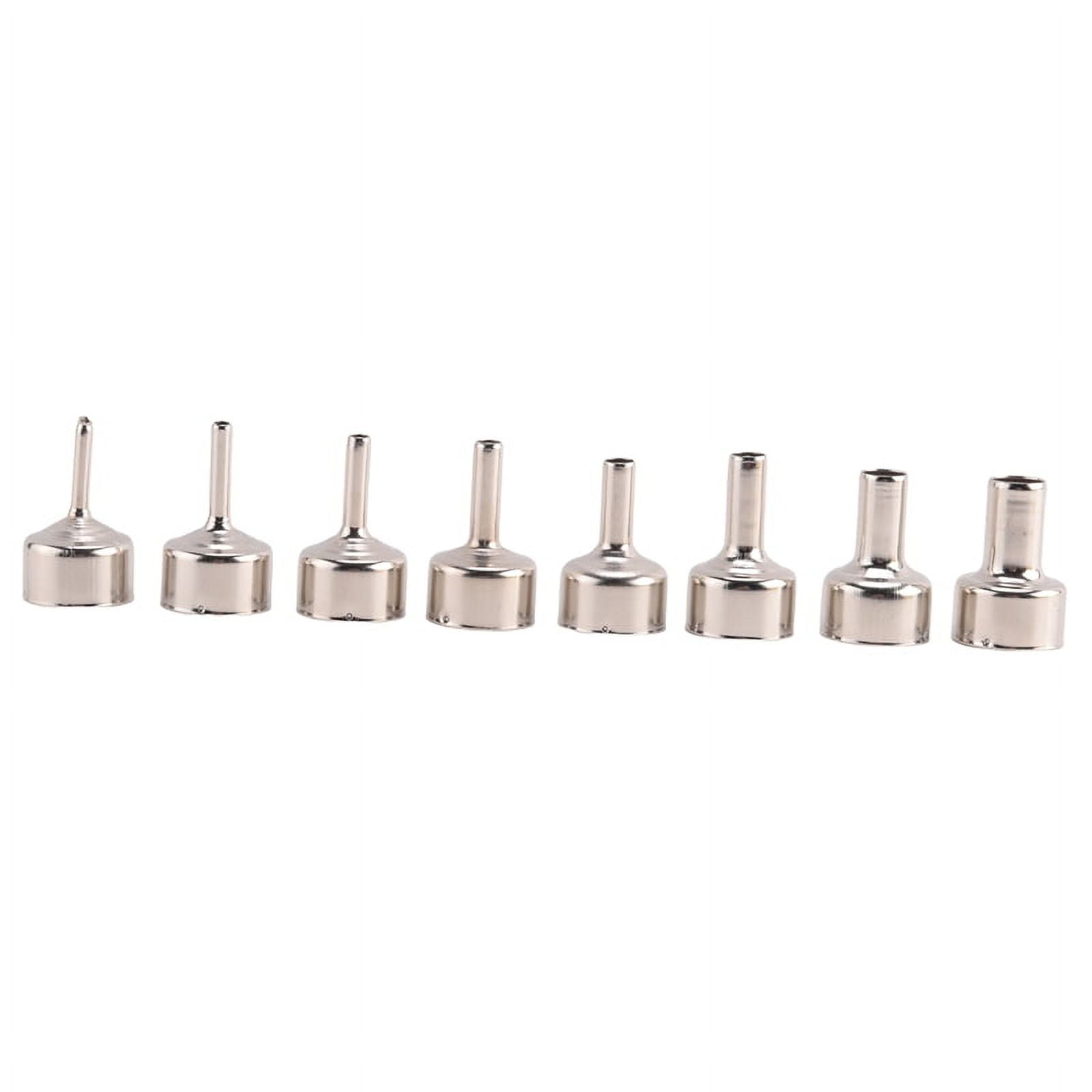 8Pcs Hot Air Nozzle for Station 8858 Digital Hot Air Blower BGA Rework ...