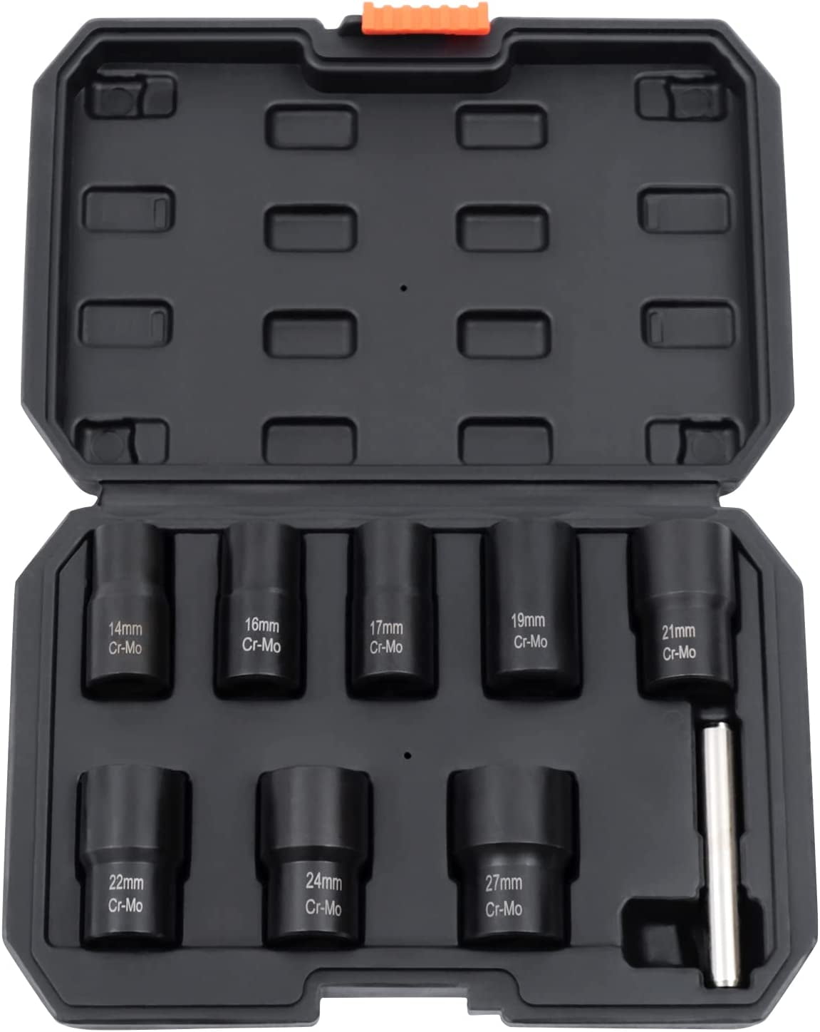 8Pcs Impact Bolt Extractor Nut Remover Kit, 14-27mm Stripped Extraction ...
