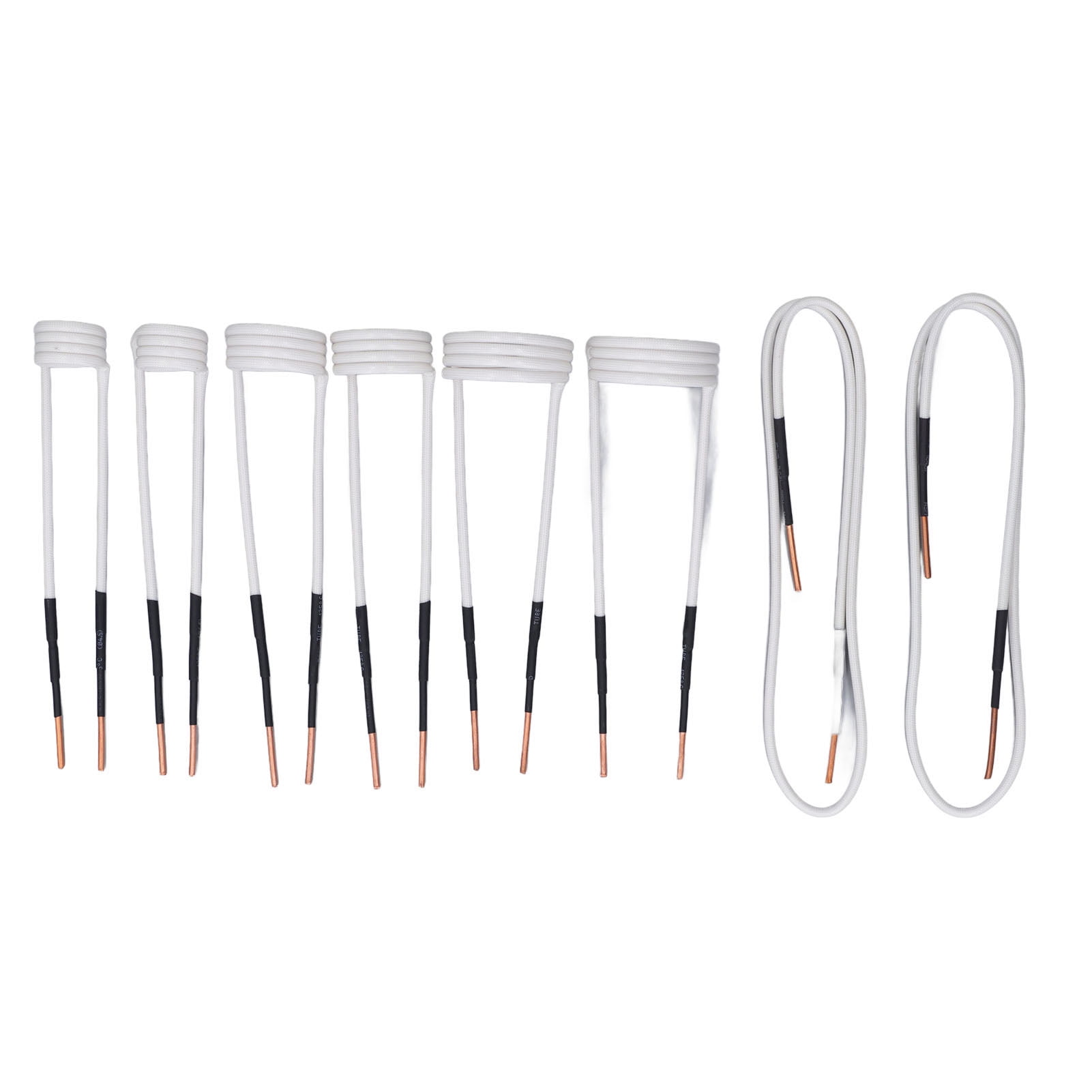 8Pcs Induction Heater Coil 2.5mm Brass Core 4 Types Set Kit for Bolts ...