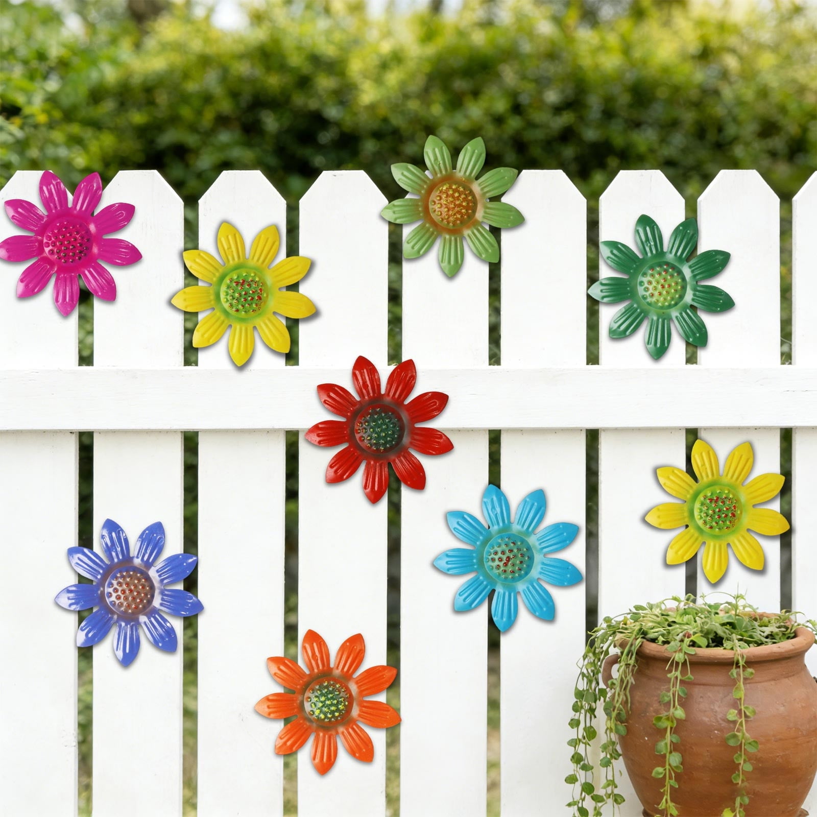 8Pcs Iron Daisy Wall Hanging under $5! Kadlawus Iron Daisy Wall Hanging ...