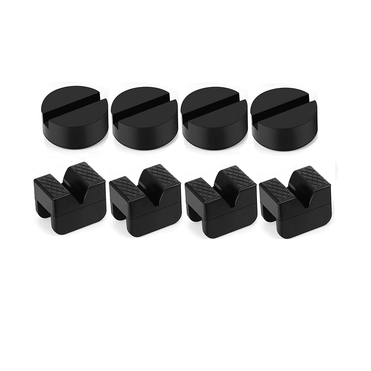 8Pcs Jacks Stand Pads Universal Slotted Frame Rail Pinch Welds ...