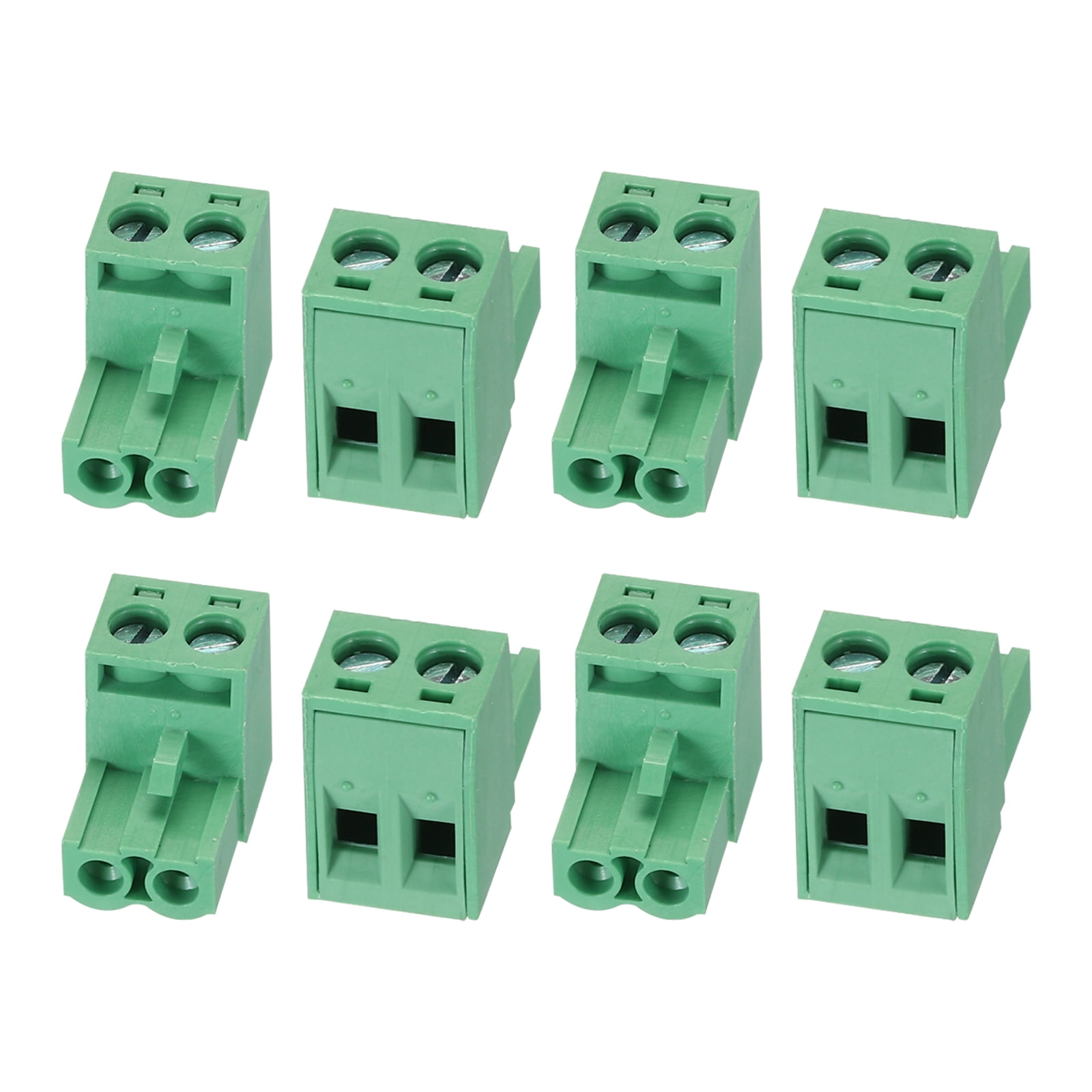 8Pcs KF2EDG 5.08mm Pitch 2P Pluggable Blocks Connector Socket - Walmart.com