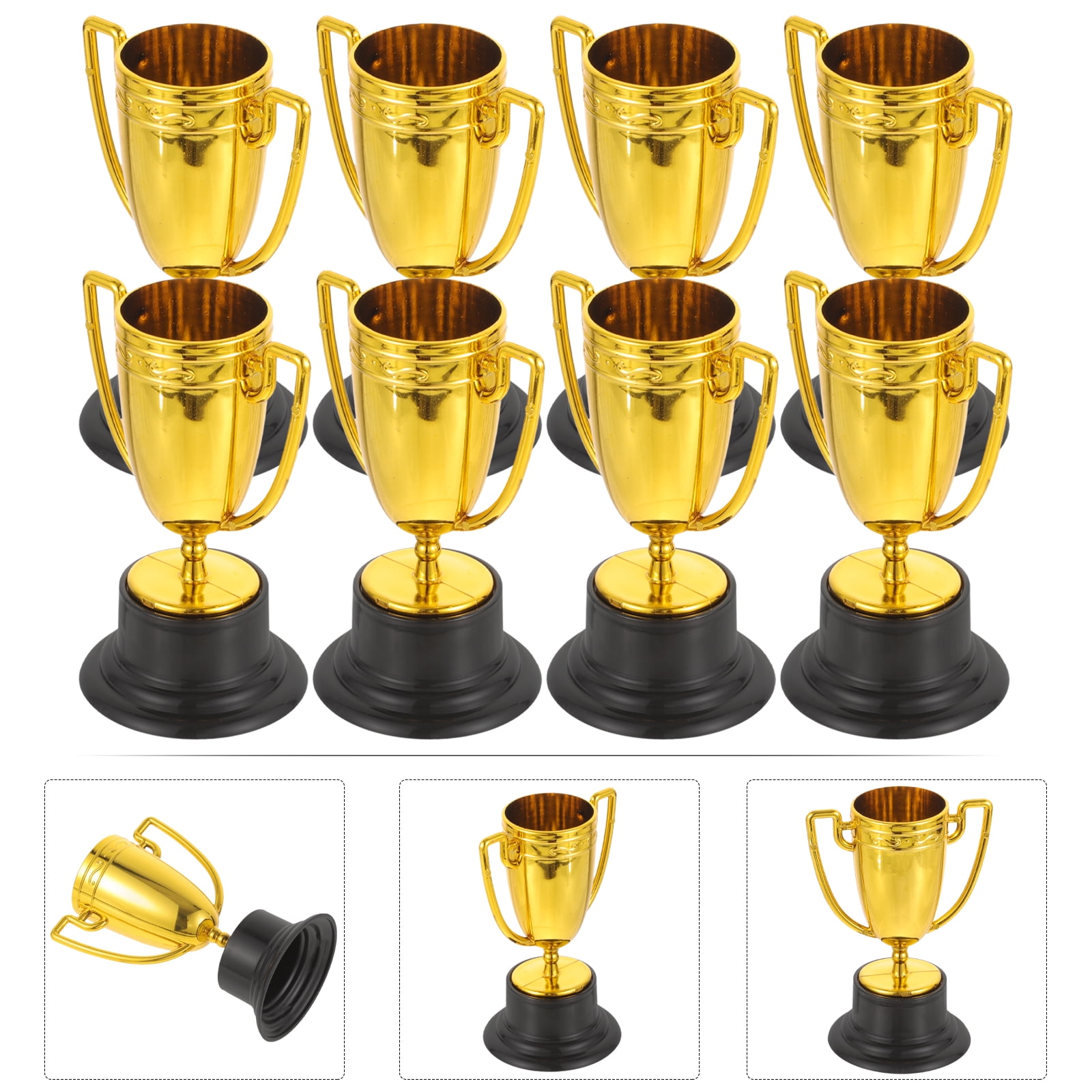 8Pcs Kids Race Game Trophies Mini Trophy Model Trophy Ornament Trophy ...