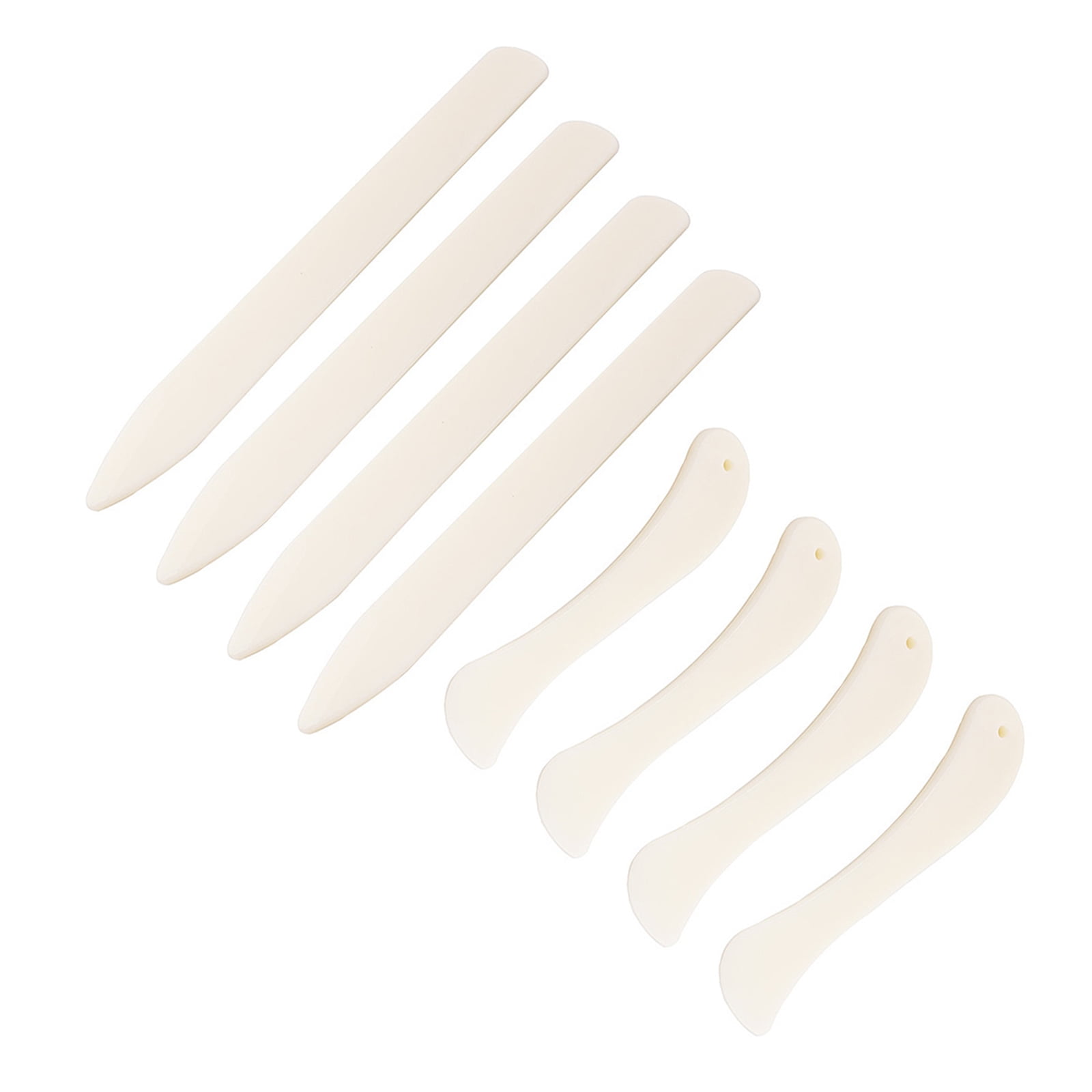 8Pcs Leather Creaser Plastic Bone Folder Fabric Creasing Tool for ...