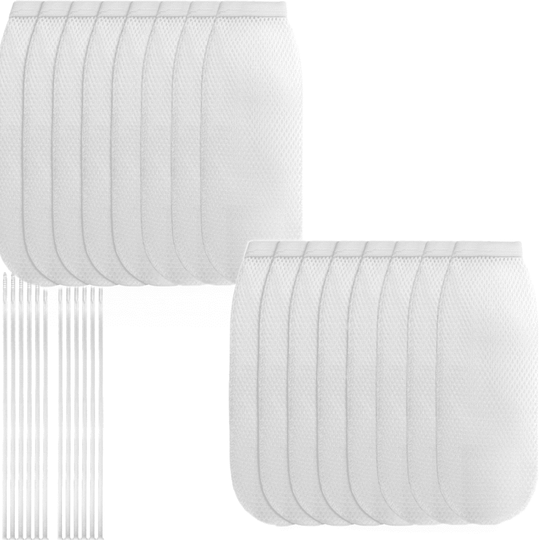 8Pcs Lint Traps for Washing Machine Hose, Lint Catch Nylon Mesh Lint ...