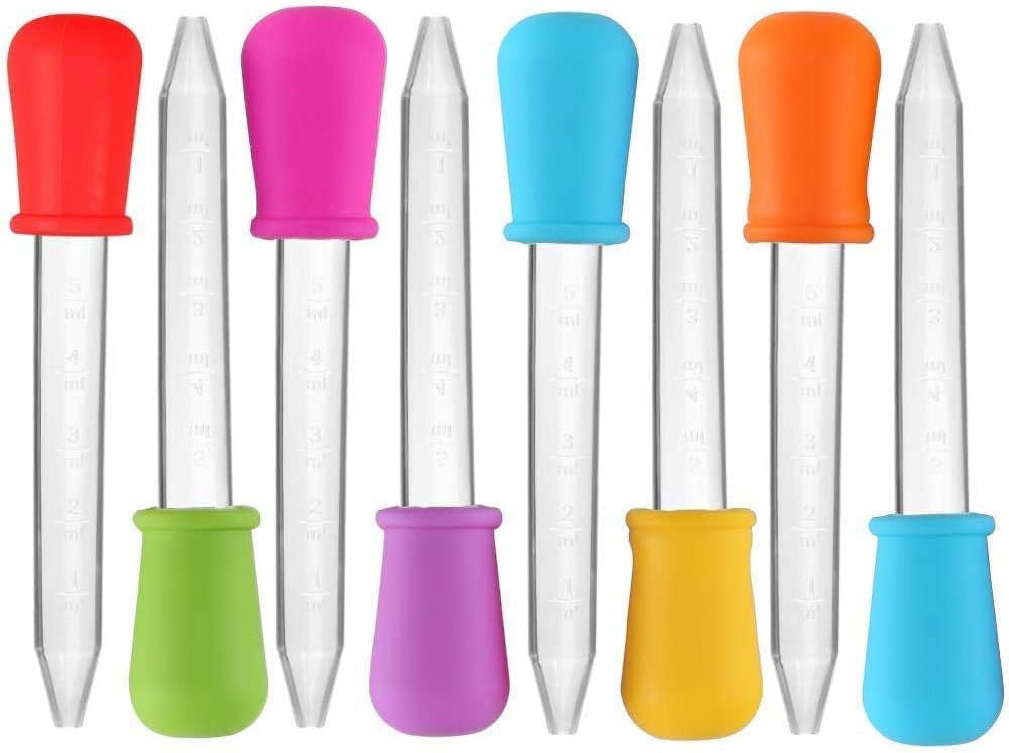 8Pcs Liquid Droppers Silicone 5ml Clear Liquid Medicine Eye Dropper ...