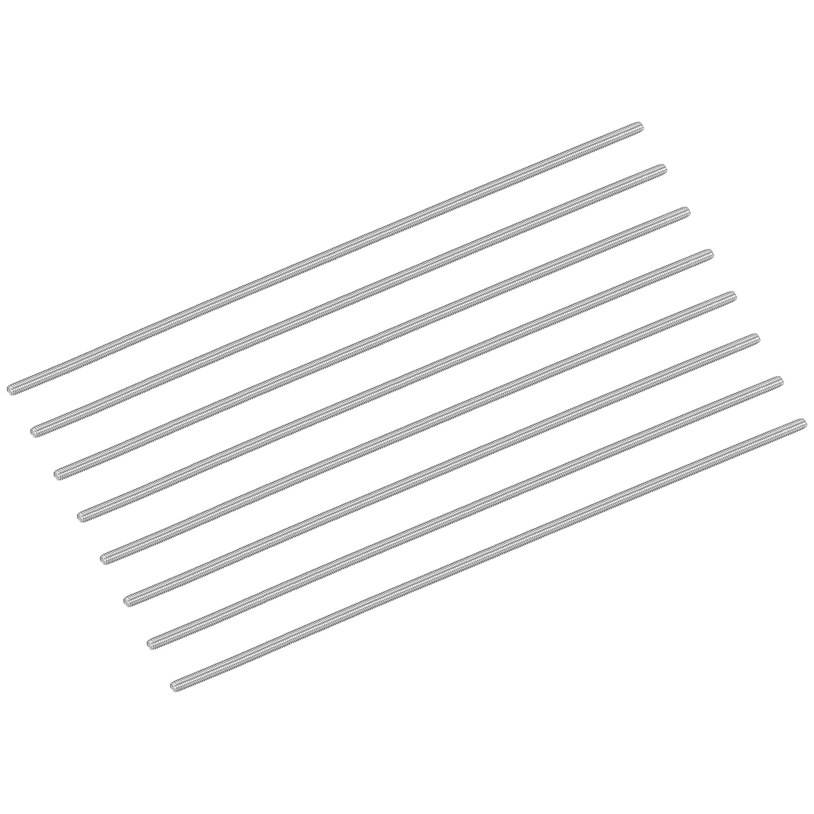 8Pcs M4-0.7x250mm Fully Threaded Rods, 304 Stainless Steel Thread Bar ...