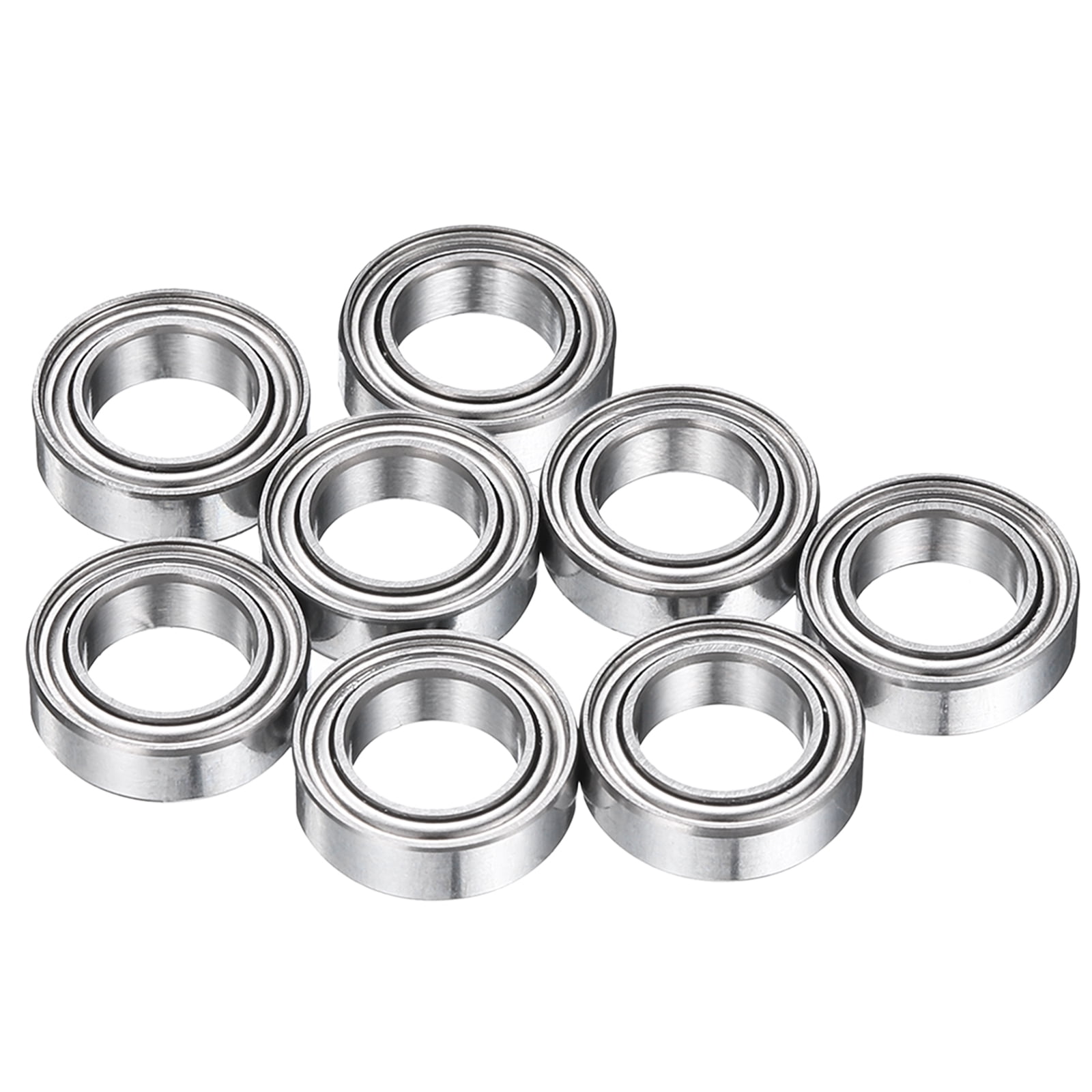 8Pcs MR106ZZ Small Bearing, 6mm ID 10mm OD 3mm Width Double Shielded ...