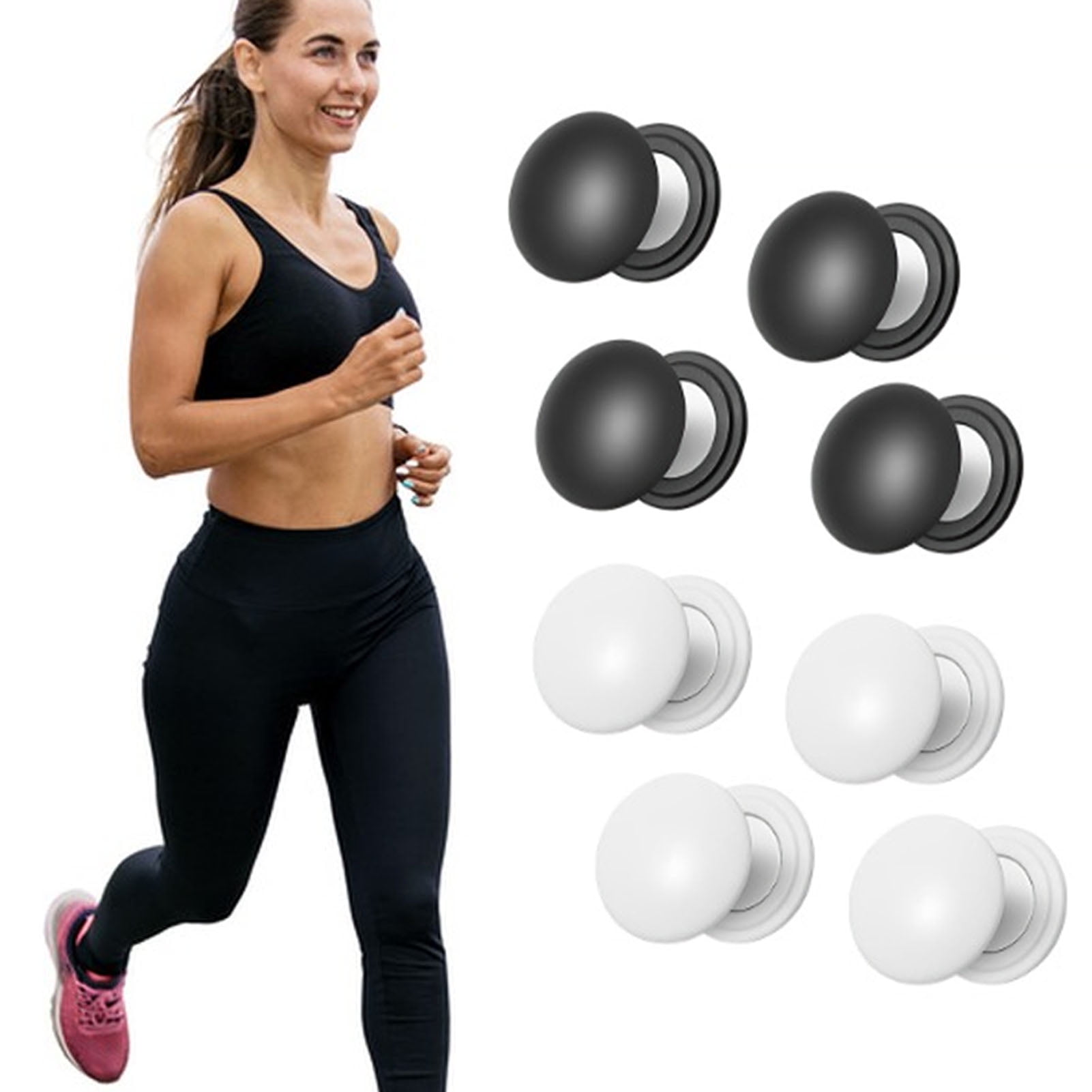 8Pcs Magnetic Race Bib Holders Race Start Number Holder Lightweight ...