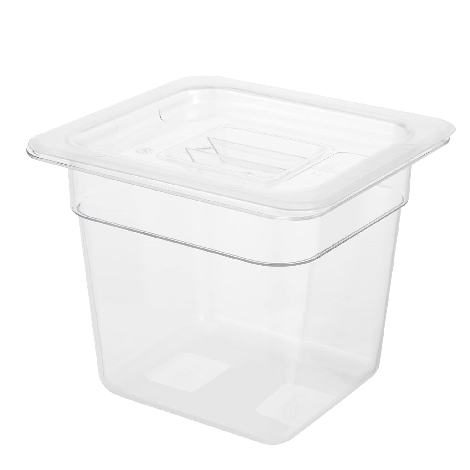 8Pcs Meal Prep Containers Food Pans with Lids PC Reusable Plastic Food ...