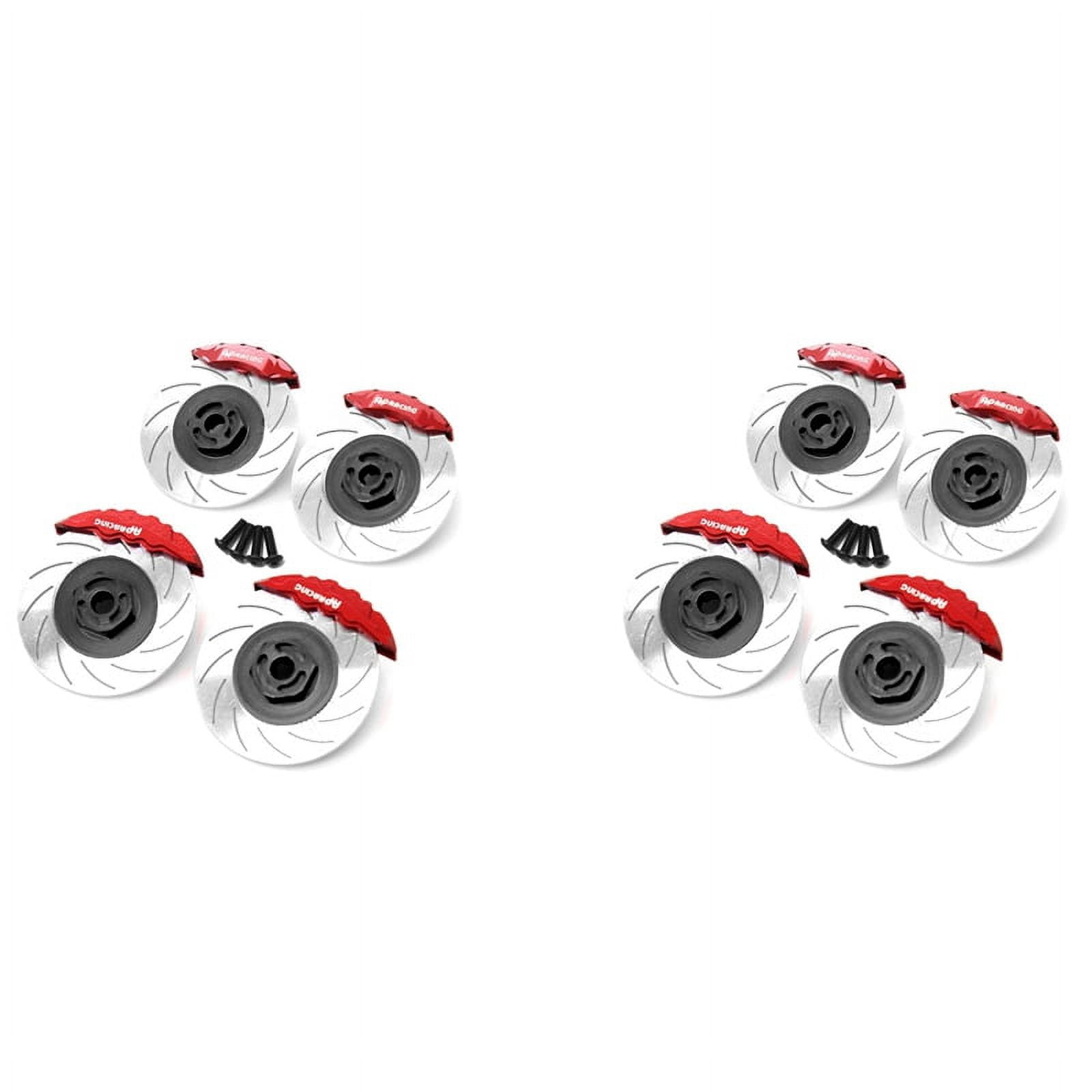 8Pcs Metal 12mm Wheels Hub Rim Brake Disc Caliper for 3RACING D5S D5 1/ ...