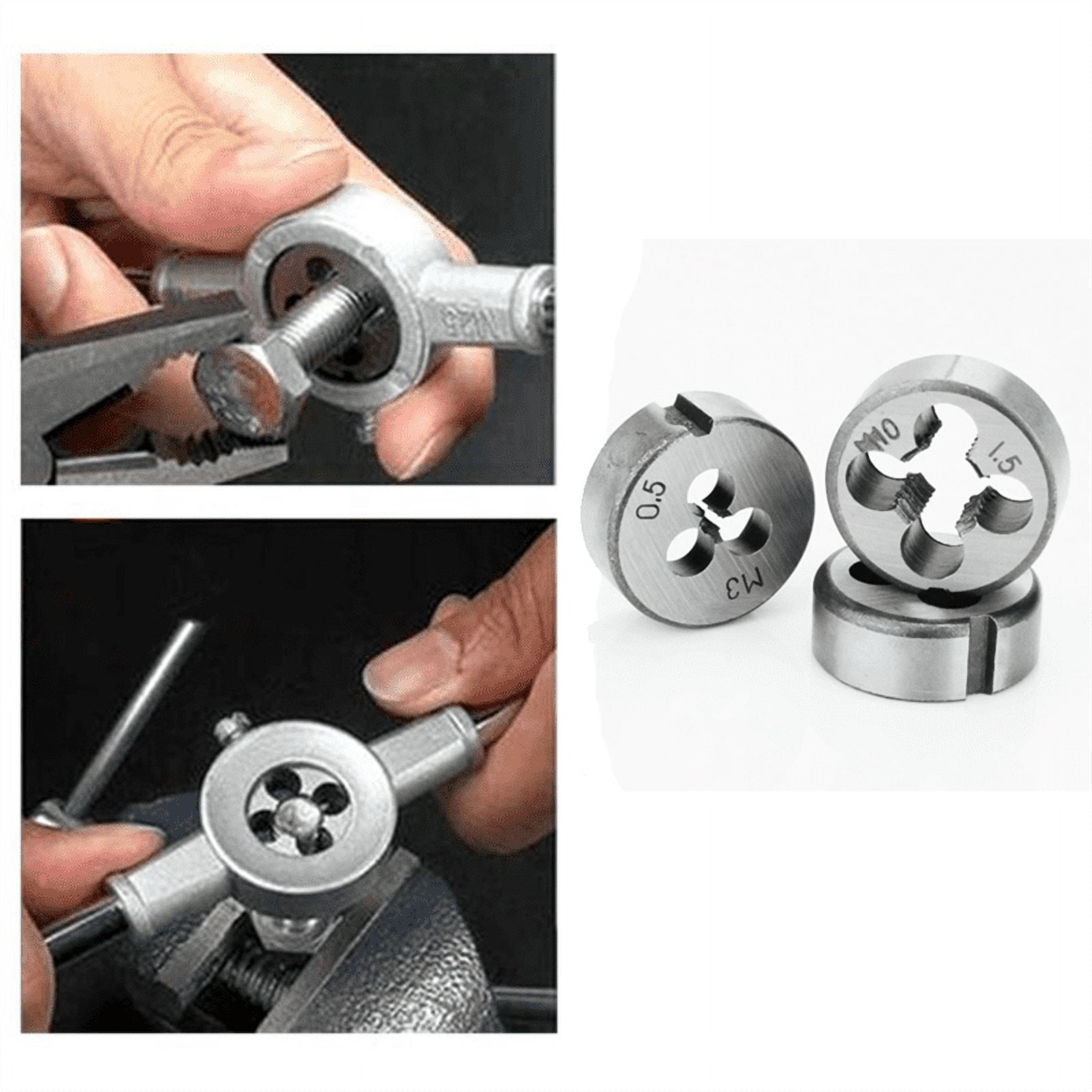 8Pcs Metric Die Set M3//M5/M6/M8/M10/M12 Tool Combination for Thread ...