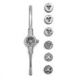 8Pcs Metric Hand Tap and Die Set M3-M12 Screw Thread Plugs Straight ...