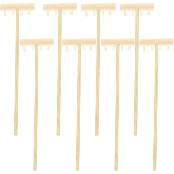 8Pcs Mini Zen Sand Rake Bamboo Rakes Tool Meditation Zen Garden Tools ...