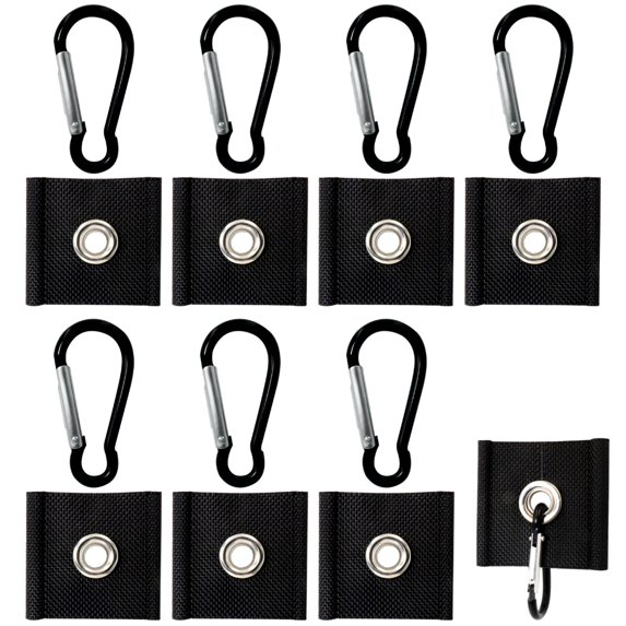 8Pcs Motorhomes Trailers Tents Reinforced Nylon Rails Hooks for Outdoor ...