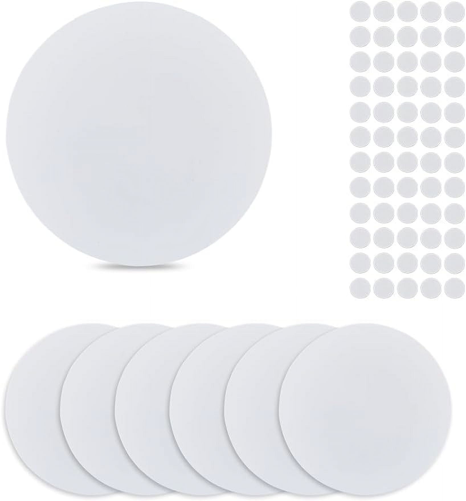 8Pcs PP Plastic Wall Hole Cover Sheets with 60PCS Plastic Stickers ...