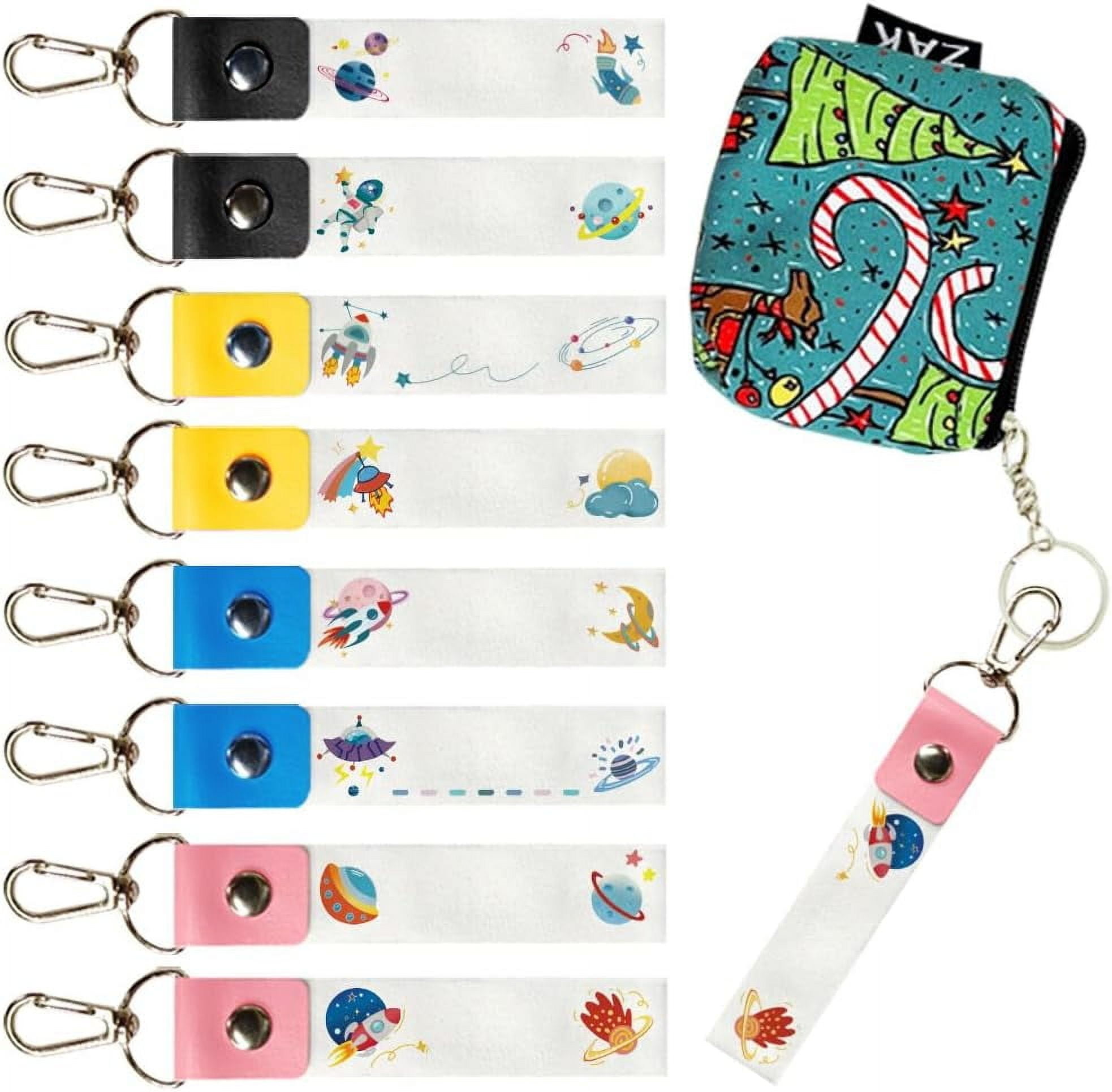 8Pcs Personalized Name Tags Hooks 5.1x0.8 Inch Science Fiction Backpack ...