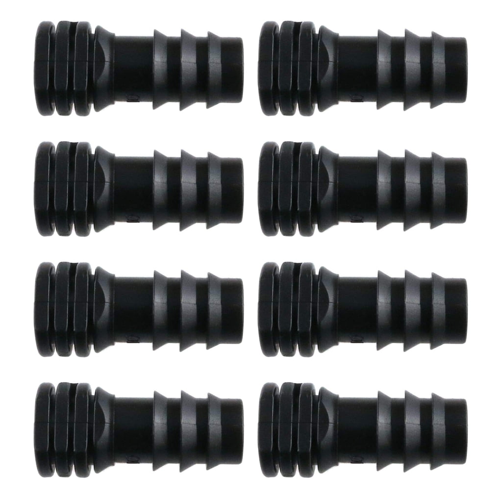 8Pcs Plastic 1/2" Hose Barbed End Caps for Garden Watering Systems ...