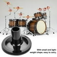 8Pcs Portable Plastic Black Drum Long Cymbal Sleeves Musical ...