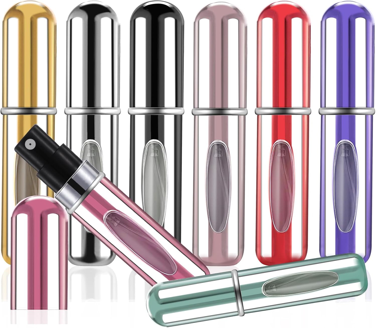 8Pcs Portable Refillable Perfume Bottle, Travel Size Decants for ...