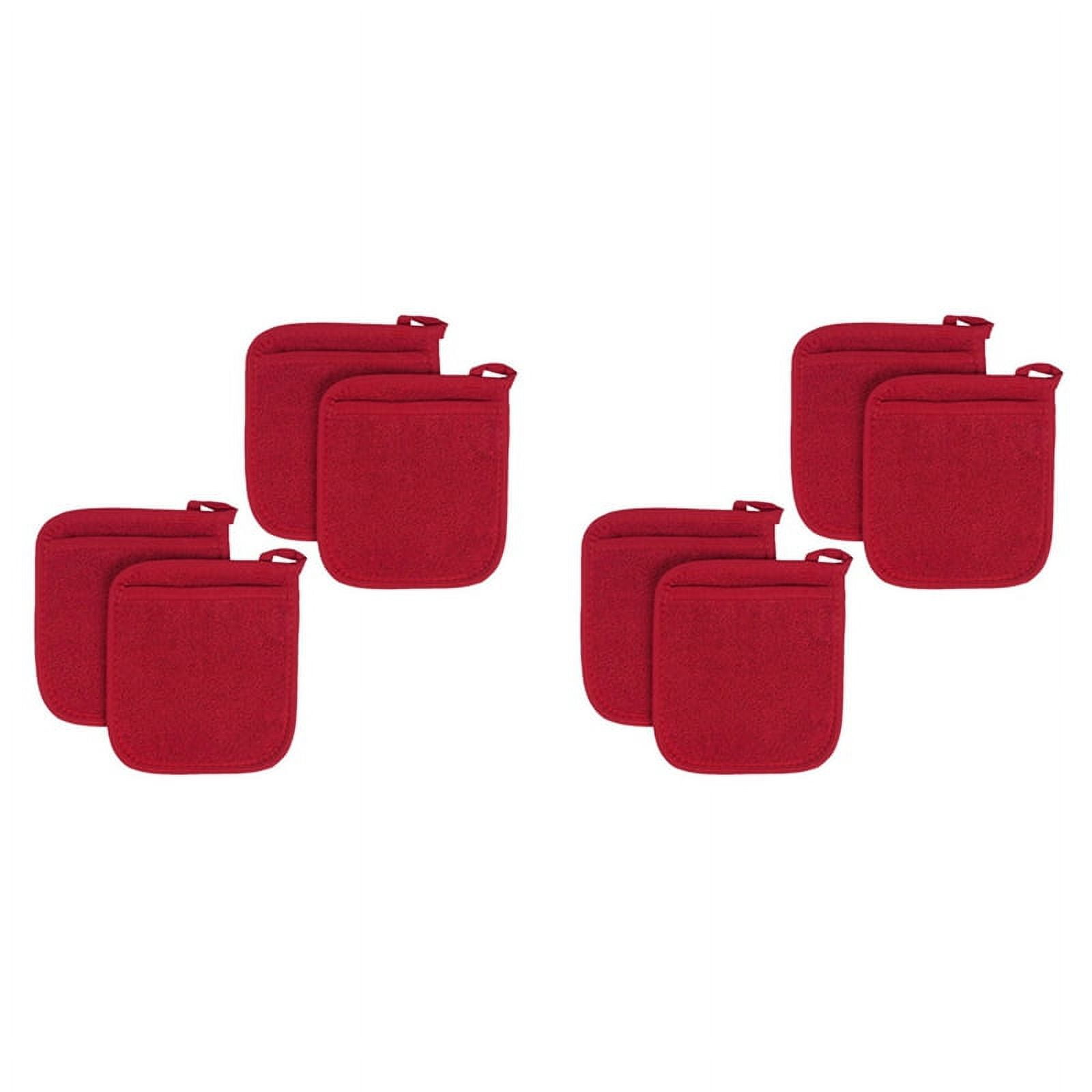 8Pcs Pot Mat Cotton Cloth Pot Holders Looped Gloves Pot Kitchen Holders ...