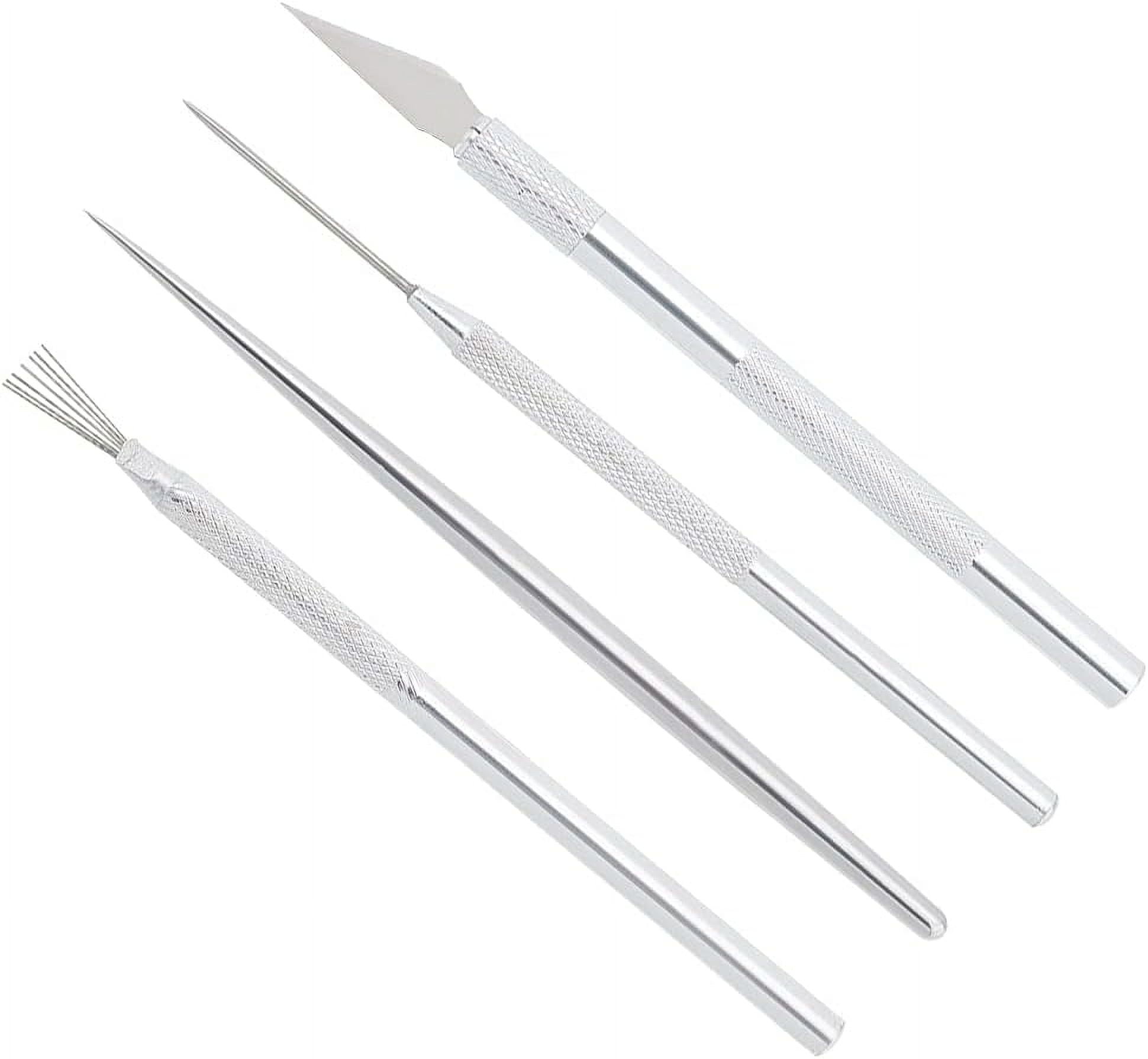 8Pcs Pottery Clay Sculpting Modeling Tool Sets 13.5-39mm Detail Tools ...