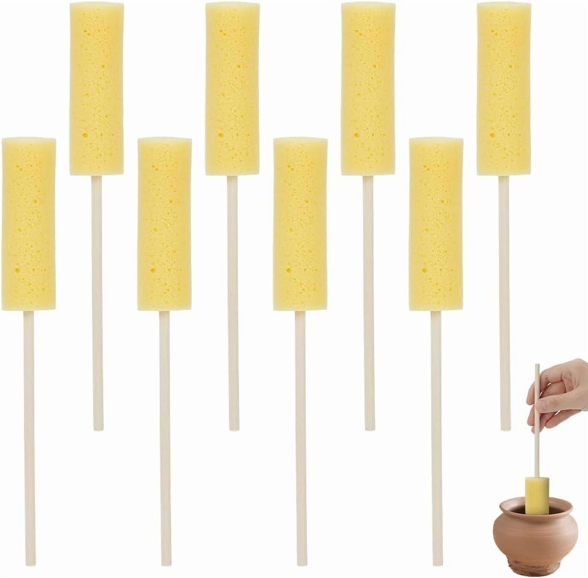 8Pcs Pottery Sponges Stick Burr Repair Sponge Stick Ceramic Throwing ...