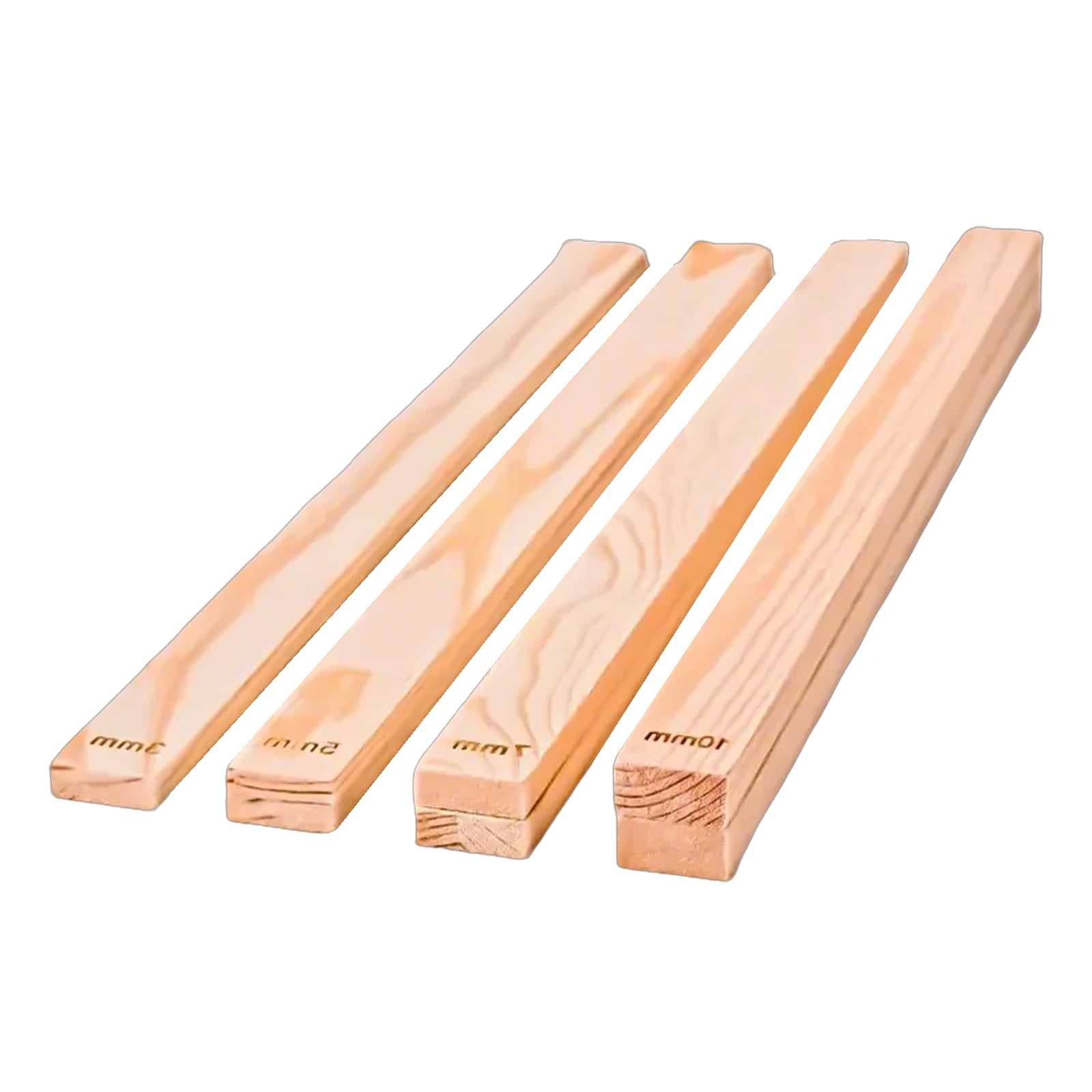 8Pcs Pottery Teaching Rolling Mud Guide 3/5/7/10MM Rolling Pin Guides ...