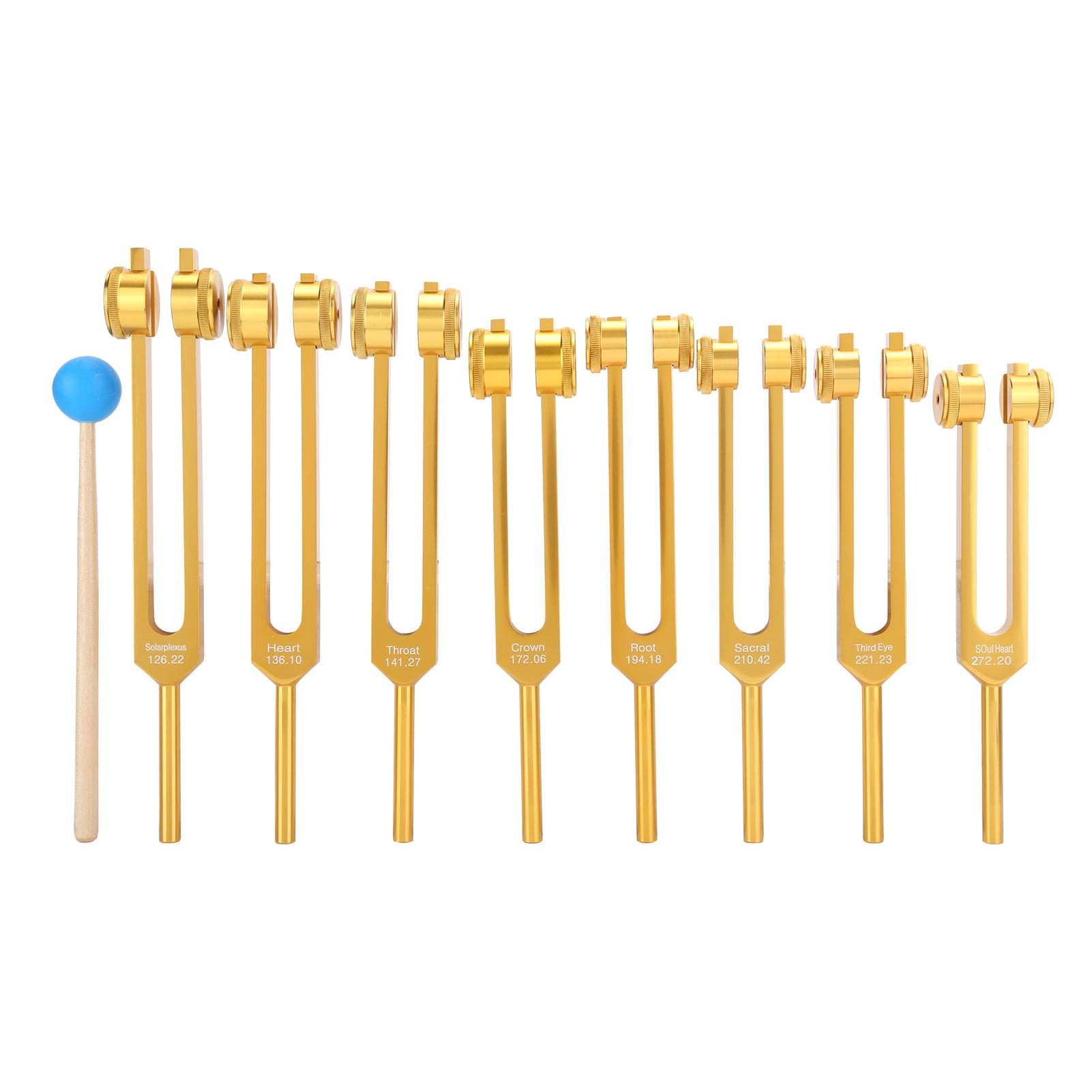 8Pcs Professional Sound Healing Tuning Fork Aluminum Alloy Tuning Fork ...
