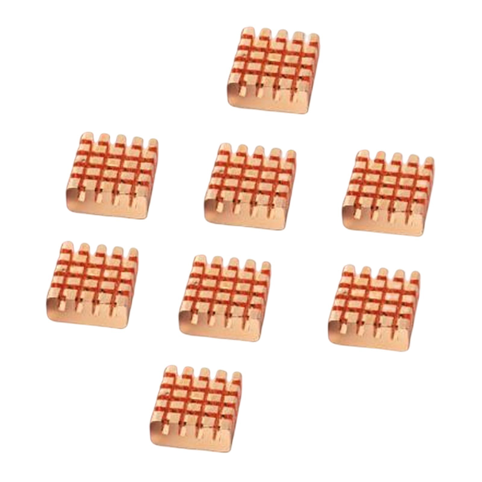 8Pcs Pure Copper Heat Dissipation with Tape Cooling Pin - Walmart ...