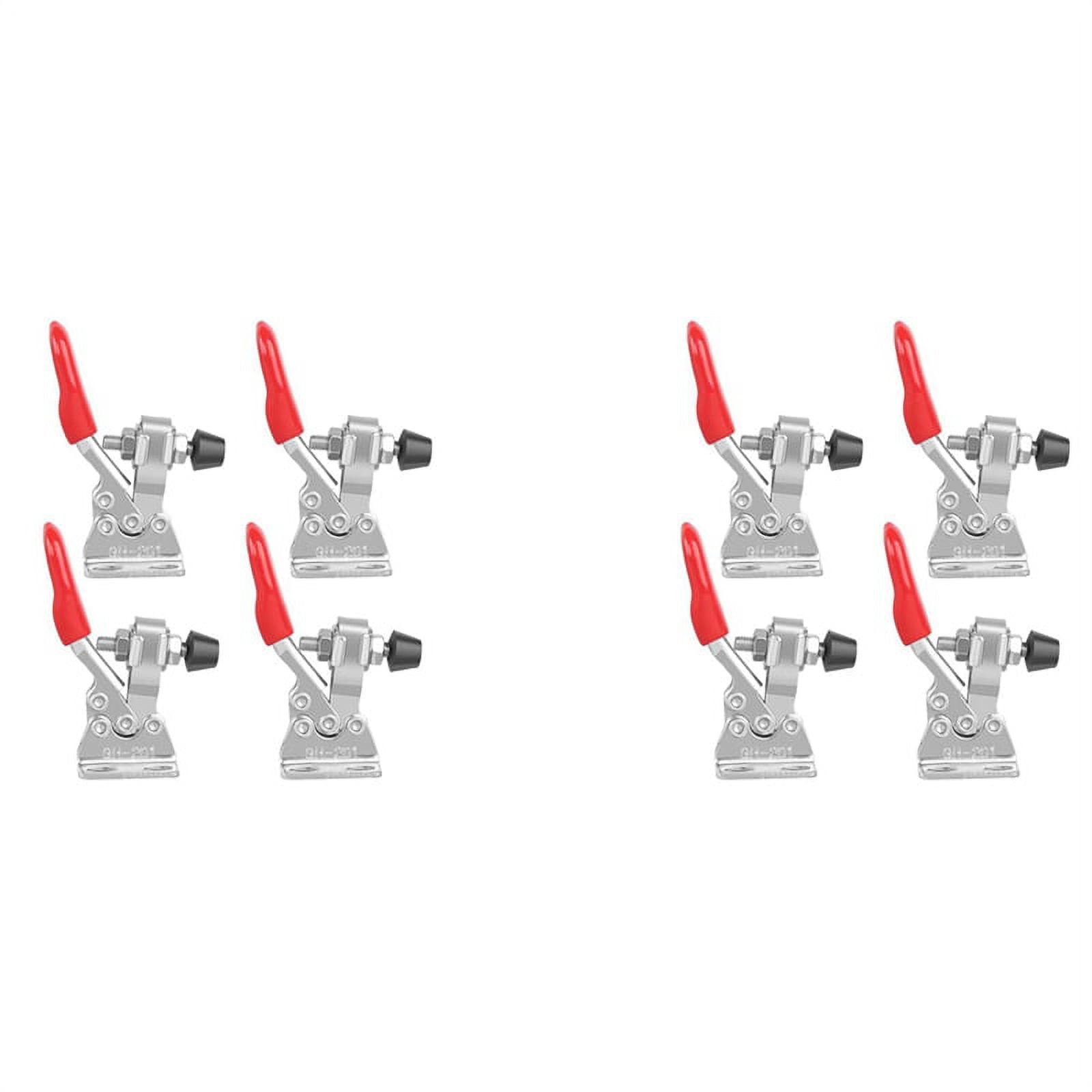 8Pcs Quick Release Toggle Clamp -201 Antislip Horizontal 59Lbs Holding ...