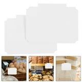 8Pcs Removable Basket Bin Label Basket Clip, Plastic Storage Bin Labels ...