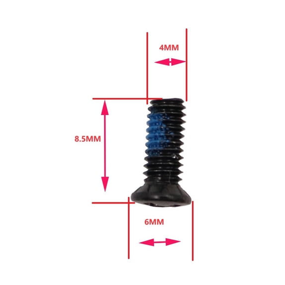 8Pcs Replacement Cleat Screws For Speedplay Pedals, 8.5mm 9.5mm 10.5mm ...