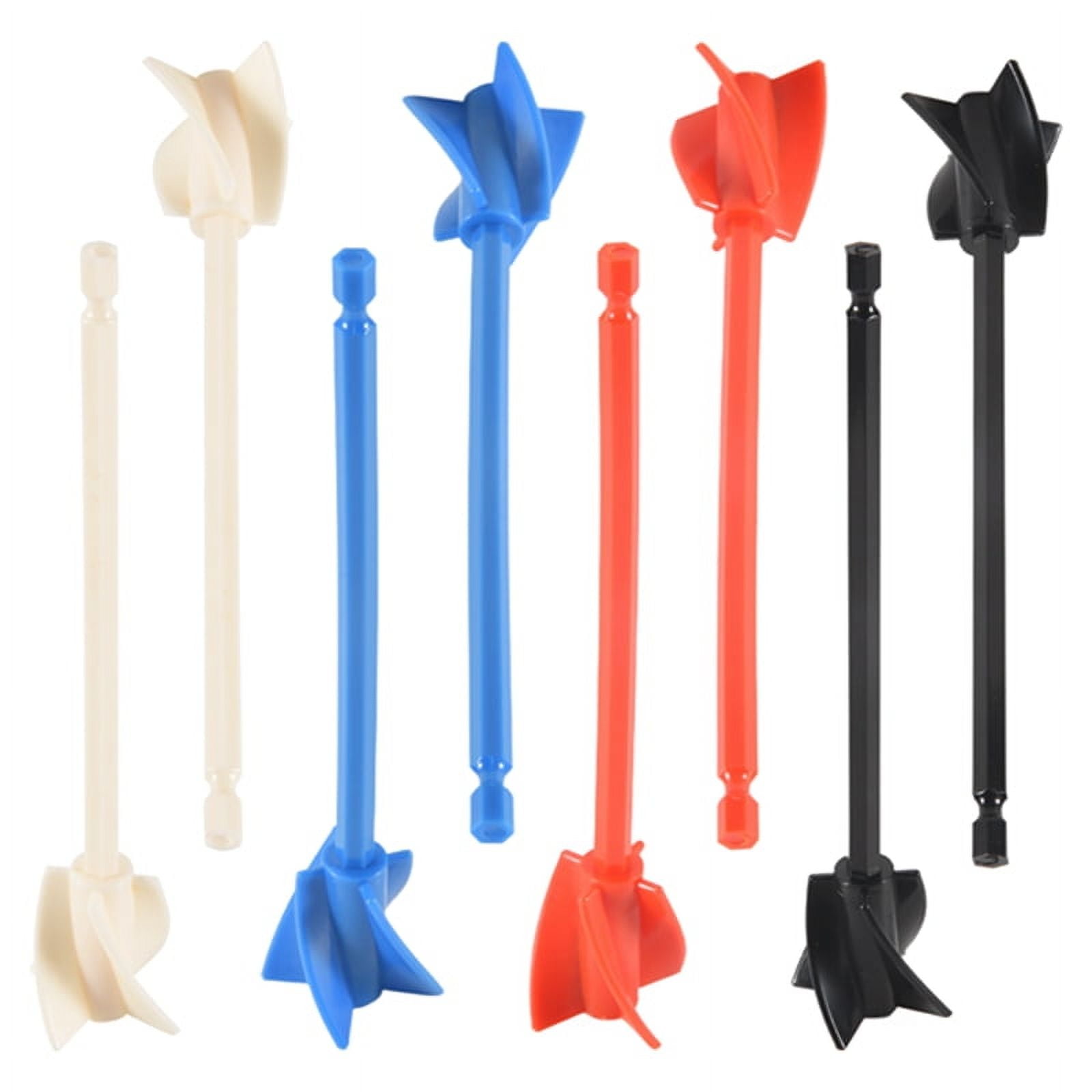 8Pcs Resin Mixer Paddles, Epoxy Attachment for Powerful Mixing ...