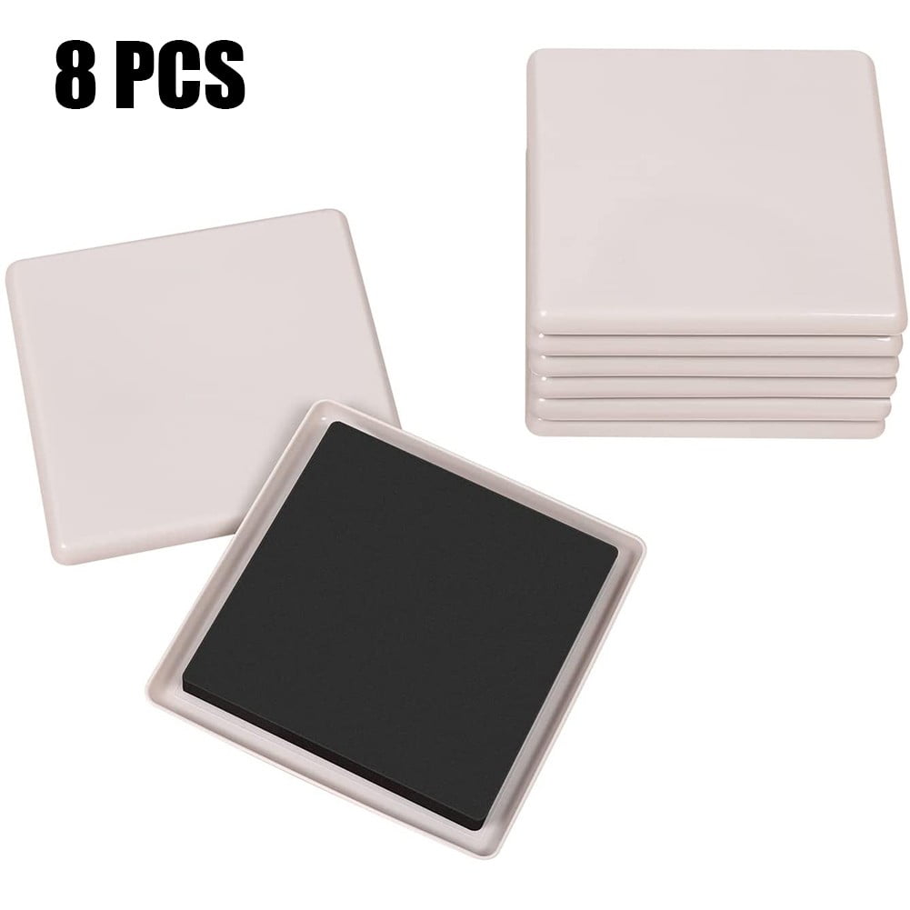 8Pcs Reusable Large Furniture Sliders For Carpet Heavy Duty Furniture ...